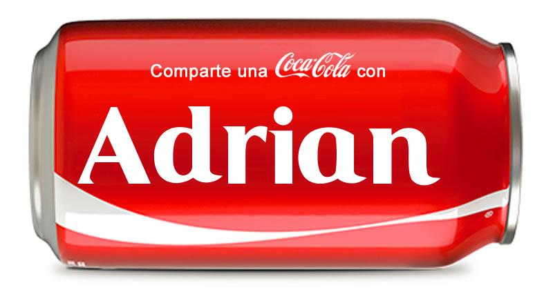 Adrian ha compartido una Coca Cola con sus amigos - Comparte una con tu ...