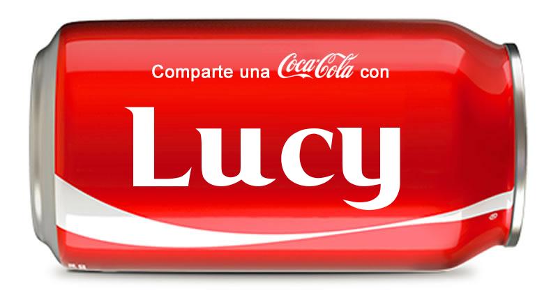 Lucy ha compartido una Coca Cola con sus amigos - Comparte una con tu ...