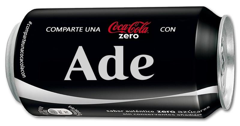 Ade ha compartido una Coca Cola con sus amigos - Comparte una con tu ...